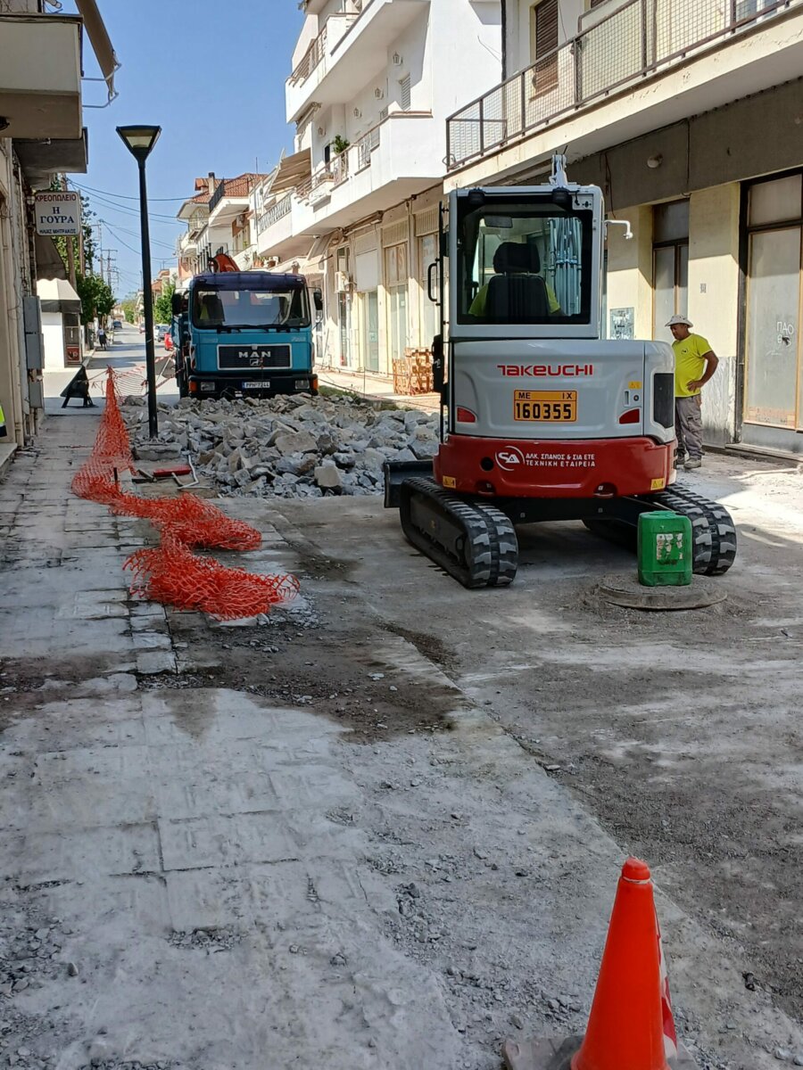 Αλλάζει όψη το κέντρο του Αλμυρού με το έργο του Open Mall - PineiosNews